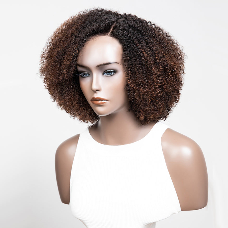 Side Part Ombre Brown Colored Glueless Lace Wigs Ready To Wear-DC028 ...